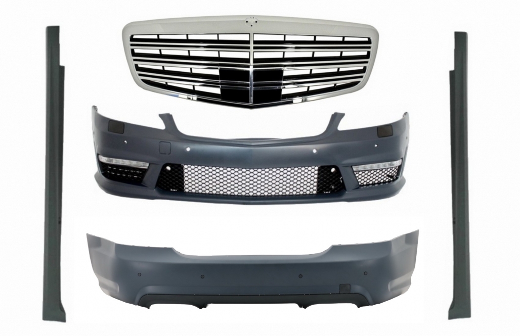 Kit Exterior Complet Mercedes S-Class W221 (2005-2011) SWB S63 S65 ...
