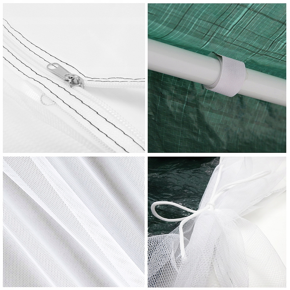 RESIGILAT - Cort Pavilion Hexagonal cu Diametru 4m si 6 Pereti Laterali ...