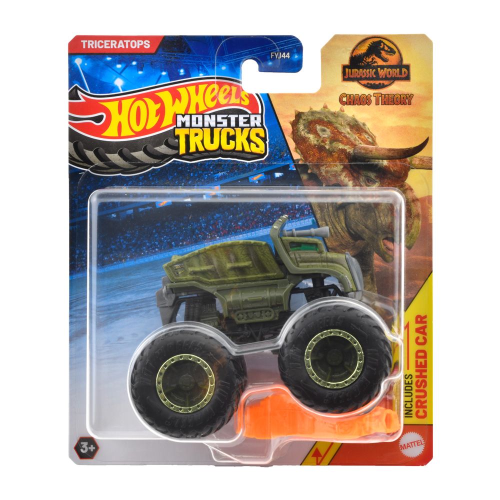 HOT WHEELS MONSTER TRUCK MASINUTA TRICERATOPS SCARA 1:64 SuperHeroes ToysZone - Eurostoc.ro