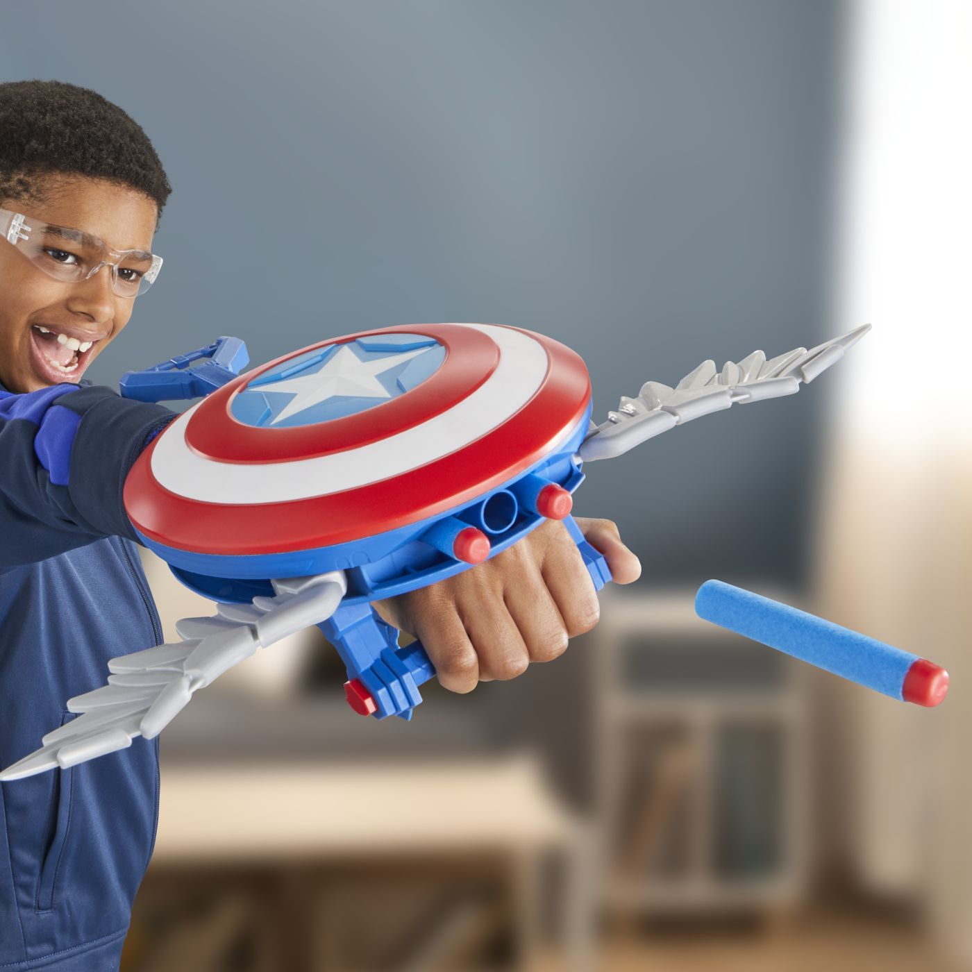 NERF BLASTER SKYSHOT CAPTAIN AMERICA BRAVE NEW WORLD SuperHeroes ...