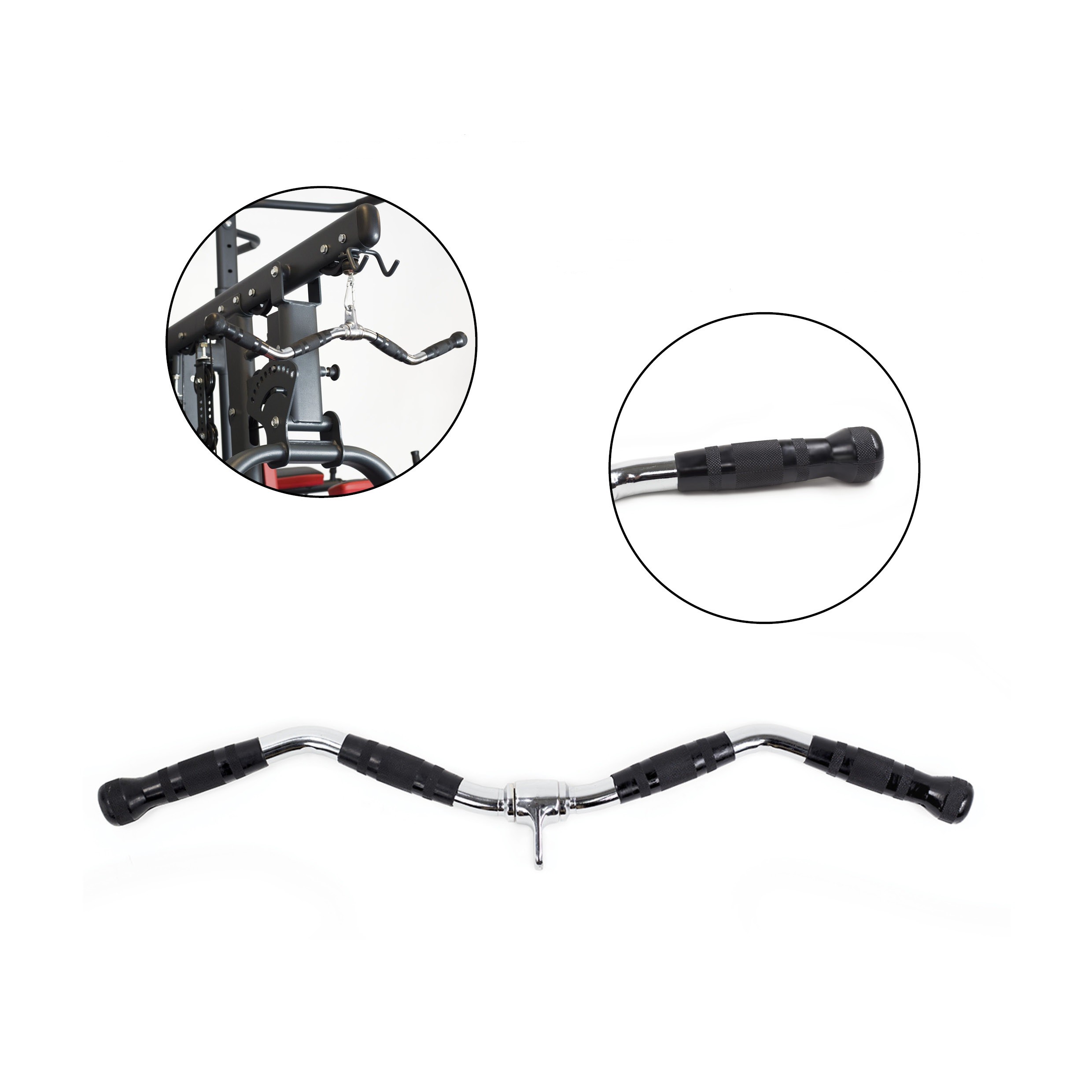 Bara curbata biceps/triceps HMS UW13B FitLine Training - Eurostoc.ro