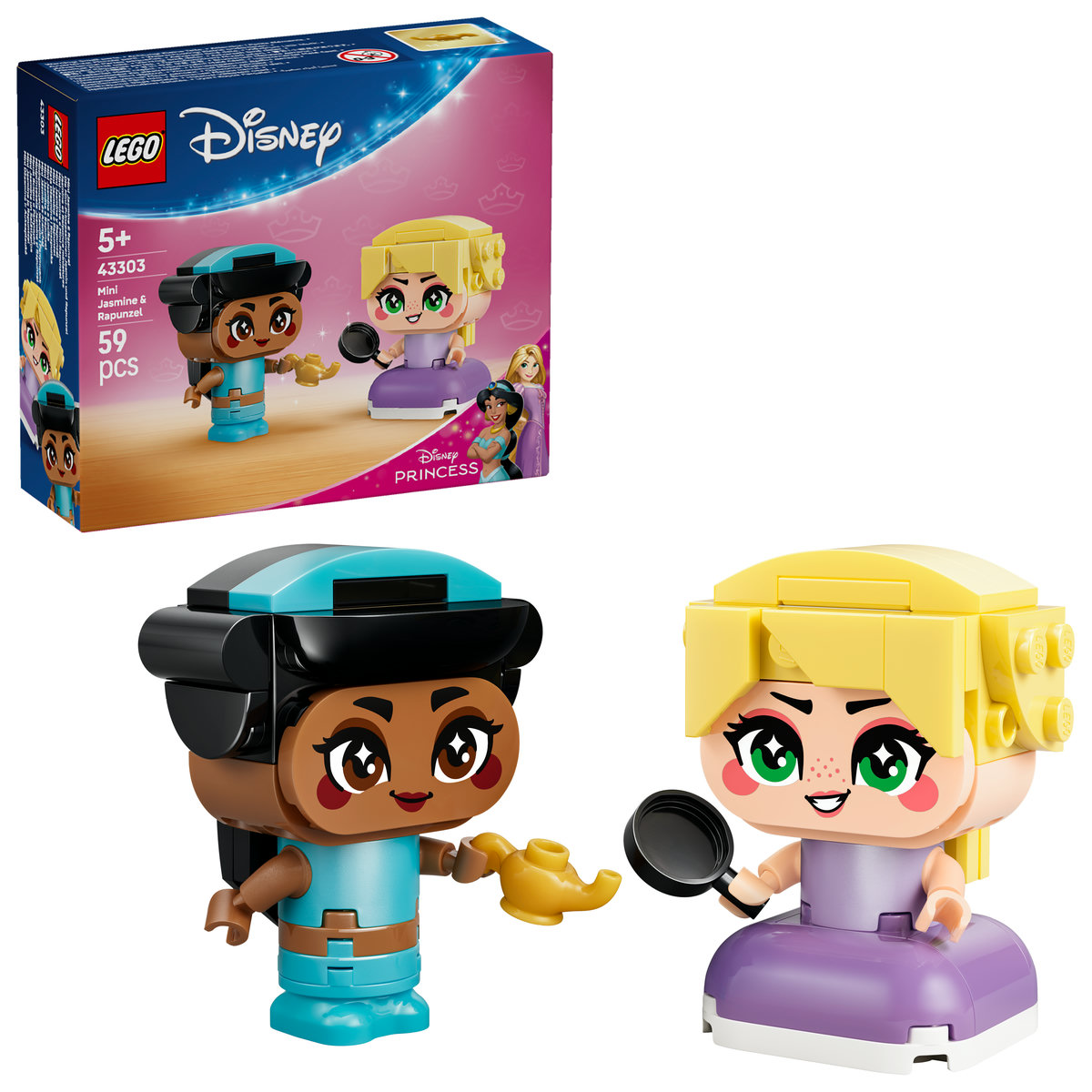 LEGO Miniprințesele Jasmine și Rapunzel Quality Brand - Eurostoc.ro