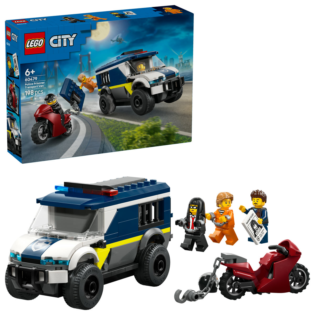 LEGO Duba pentru prizonieri a poliției Quality Brand - Eurostoc.ro