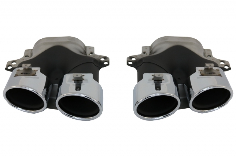 Difuzor Bara Spate cu Ornamente toba si Eleron Portbagaj Mercedes E-Class C238 AMG Sport Line ...