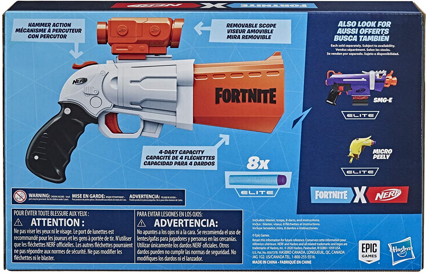 NERF BLASTER FORTNITE FN SR SuperHeroes ToysZone - Eurostoc.ro
