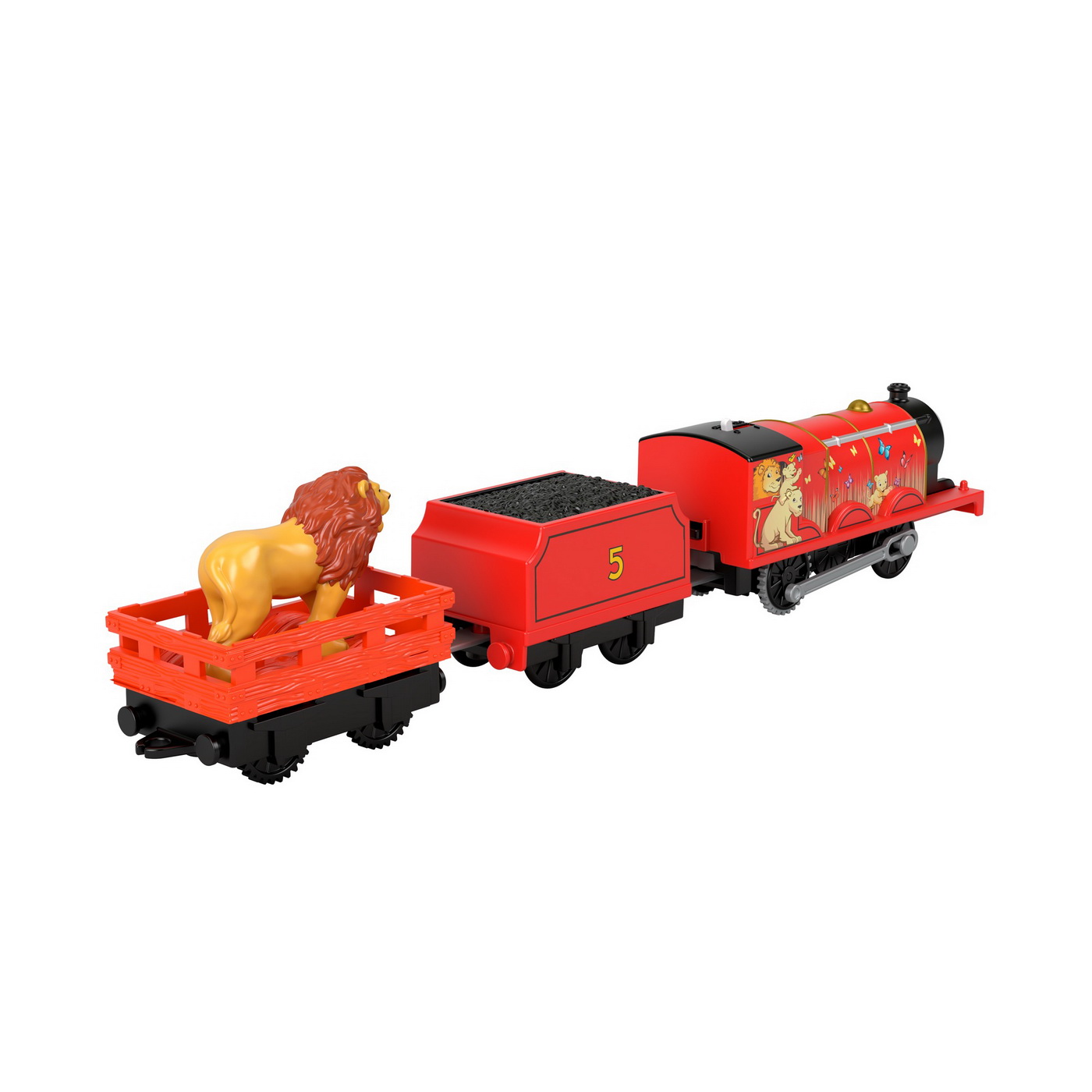 THOMAS LOCOMOTIVA MOTORIZATA SAFARI LION JAMES SuperHeroes ToysZone ...