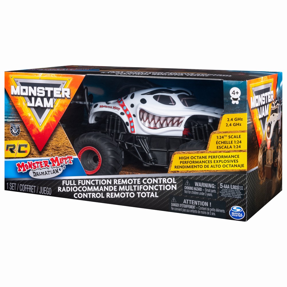 MONSTER JAM RC MASINUTA DALMATIANUL 1:24 SuperHeroes ToysZone - Eurostoc.ro