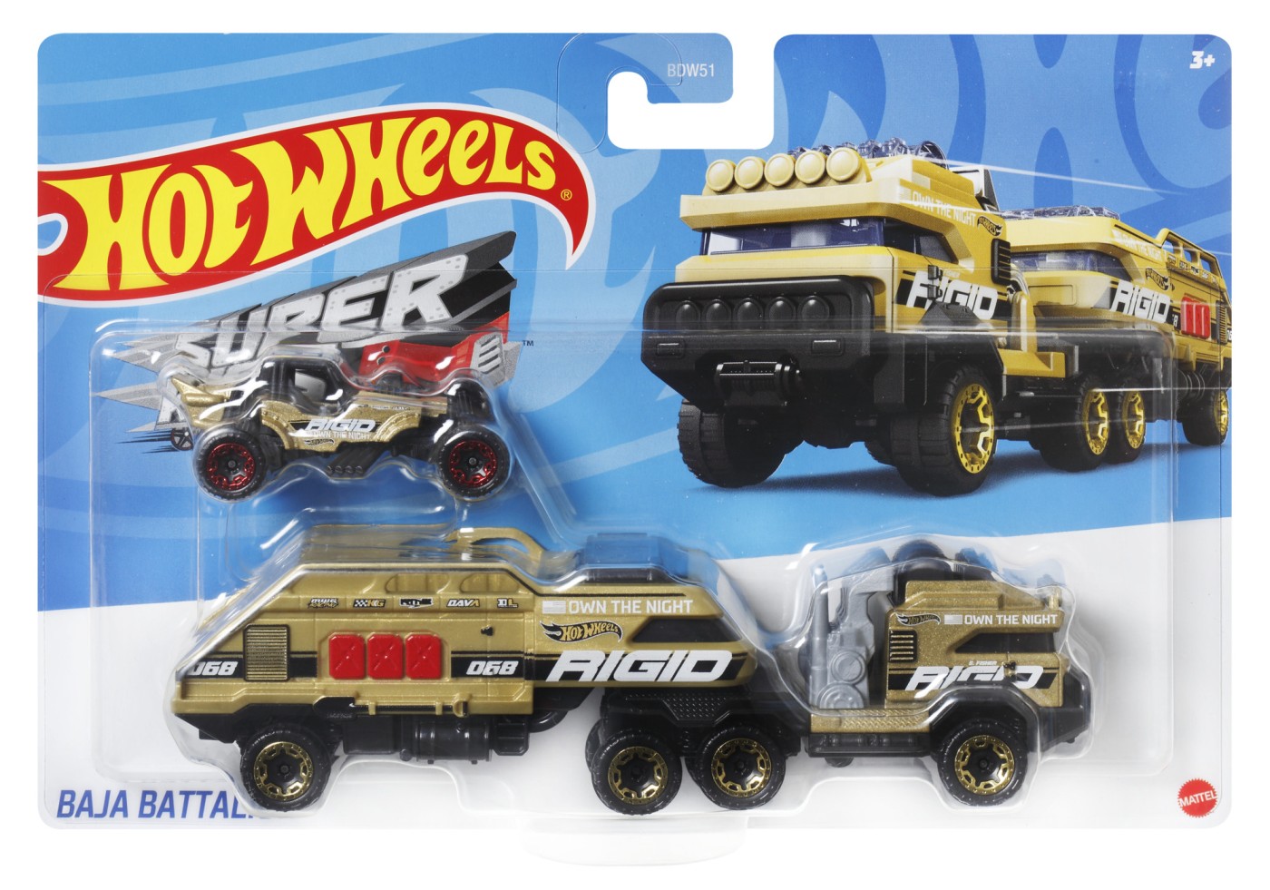 SET CAMION SI MASINA SPORT HOT WHEELS BAJA BATTALION MARO SuperHeroes ...
