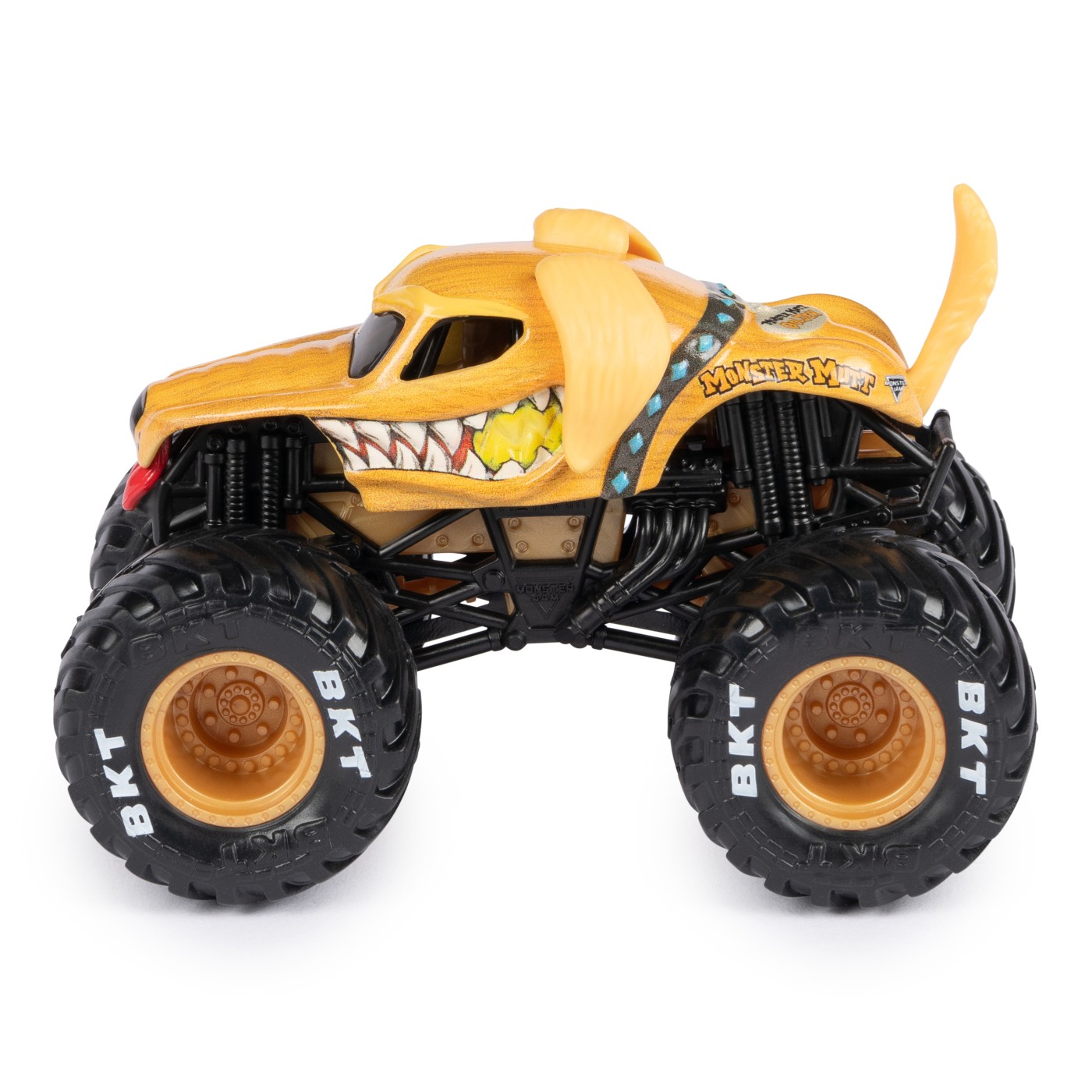 MONSTER JAM MASINUTA METALICA MONSTER MUTT GOLDEN SCARA 1 LA 64 ...